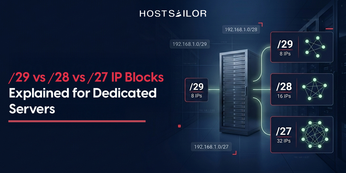 /29 vs /28 vs /27 IP Blocks Explained for Dedicated Servers